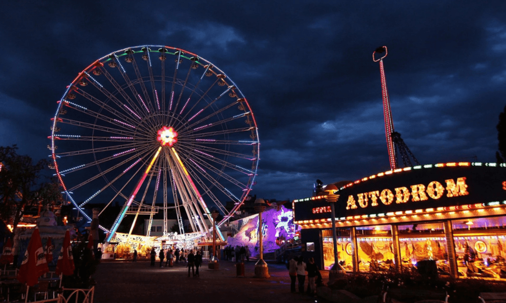 The Best Date in Vienna: Prater Amusement Park at Night • Nomad's Nocturne